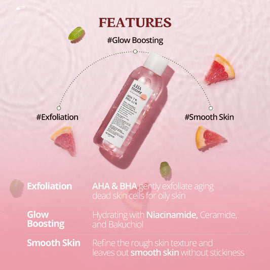Pink Grapefruit AHA Toner
